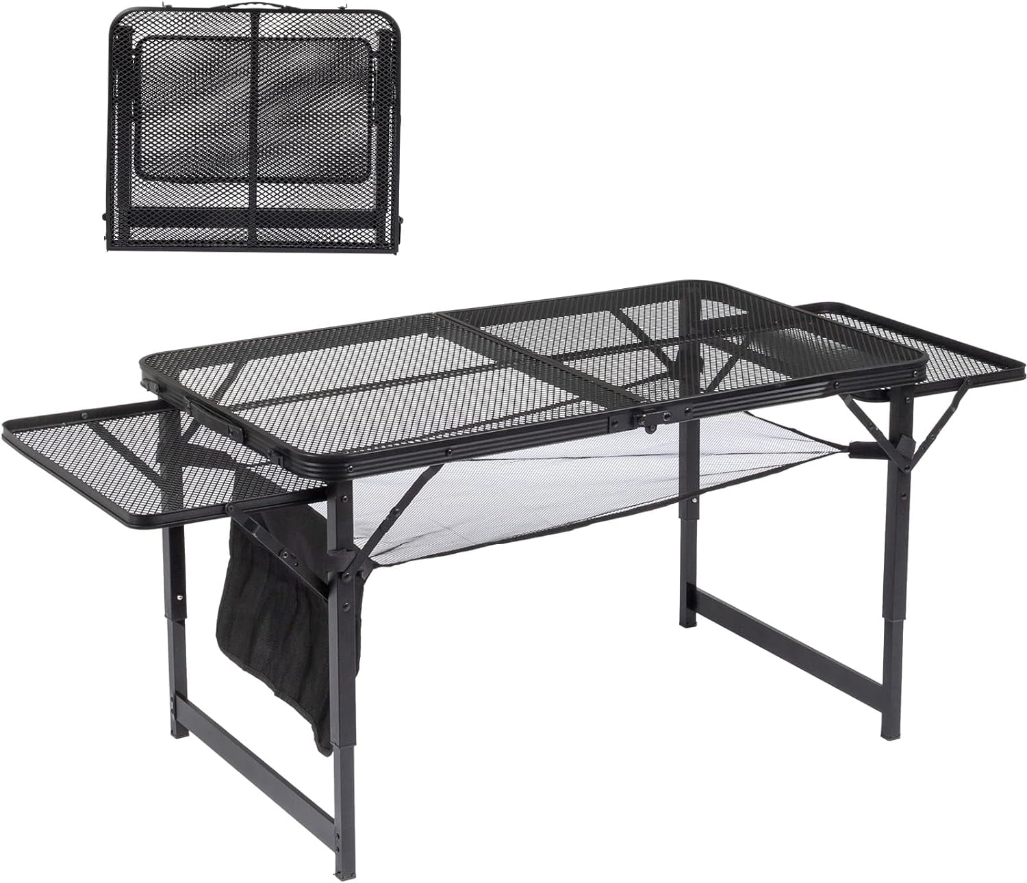 LIUYUDIY Outvita Folding Camping Table, Portable Picnic Table, 3x2 FT ...