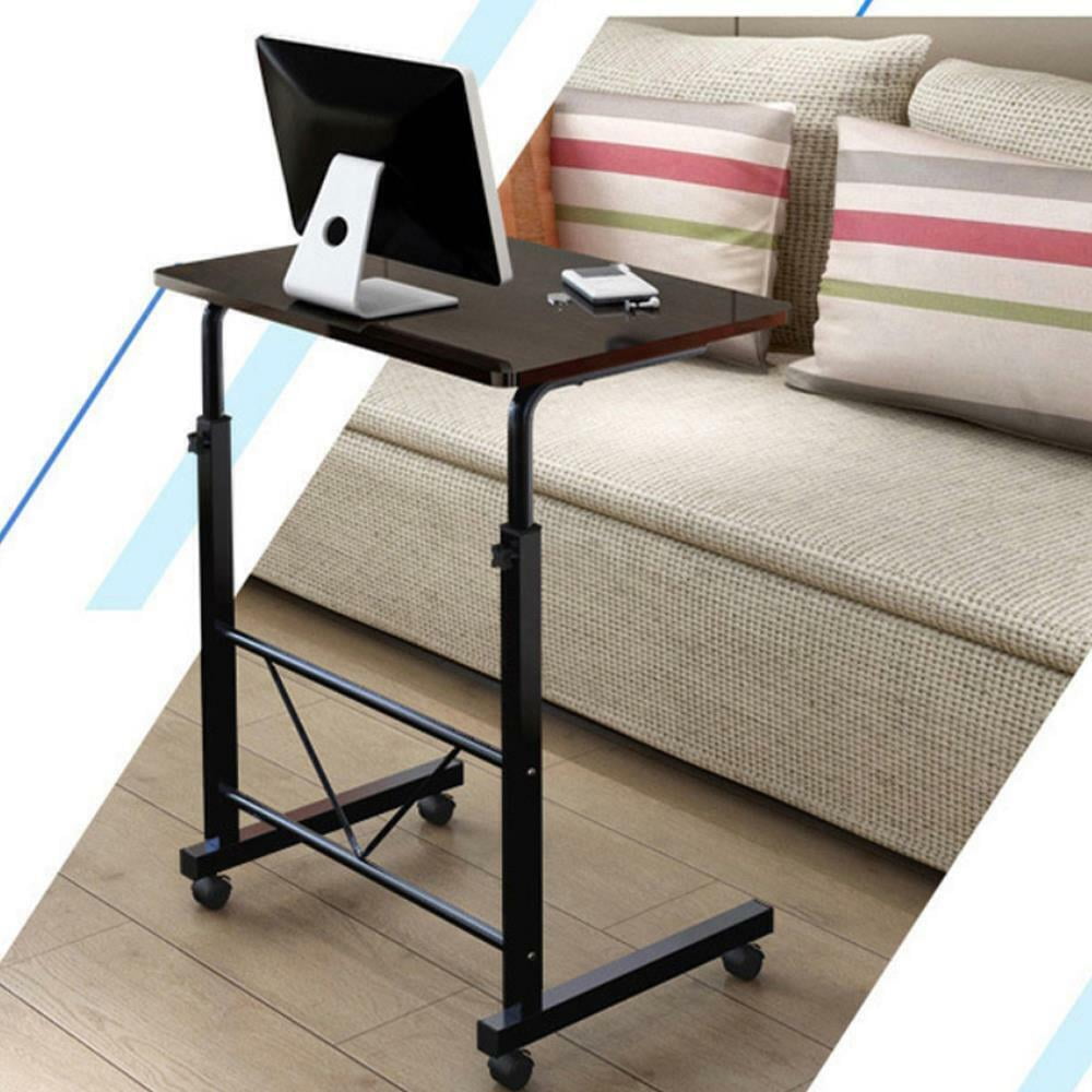 LIUYUDIY Sofa Side Table with Wheels, Removable Laptop Computer Desk ...