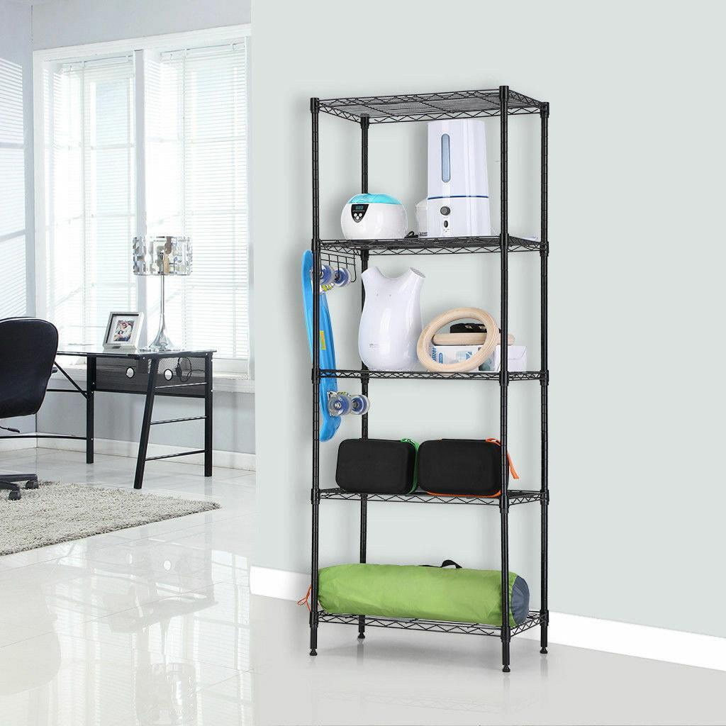LIUYUDIY Wire Shelving Utility Storage Shelves Shelving Unit NSF ...