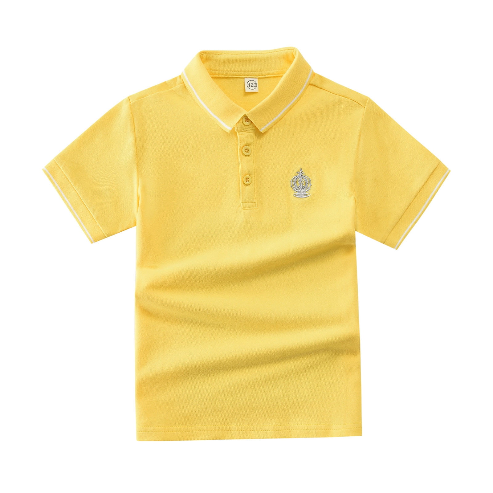 LIUYUNNN Child,Boys Polo Shirt Solid Color Classic Shirt Boys Fashion ...