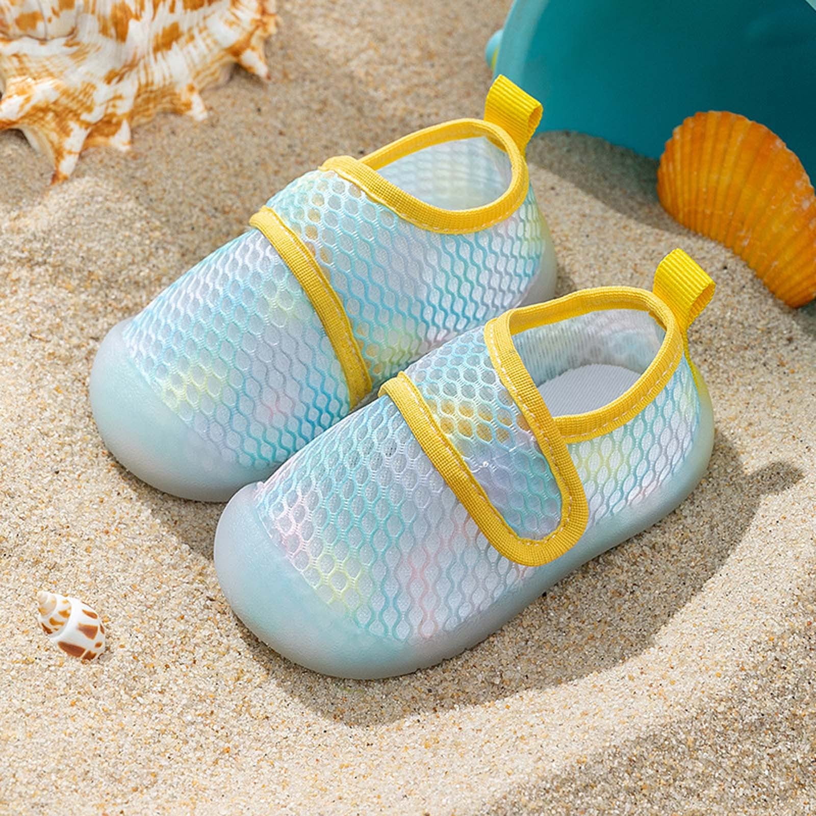 LIUYUNNN Infant Solid Color Walking Shoes with Soft Rubber Soles ...