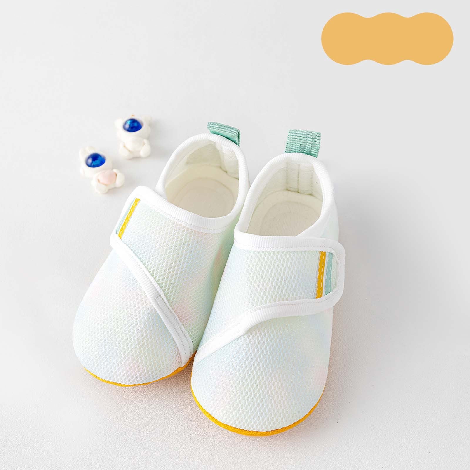 LIUYUNNN Infant Solid Color Walking Shoes with Grip Slipper Indoor for ...