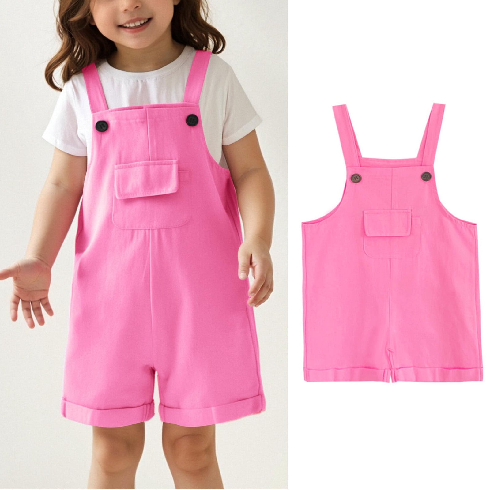 LIUYUNNN Kids Girls' Jumpsuits Rompers Summer Clothes for Teens Rompers ...