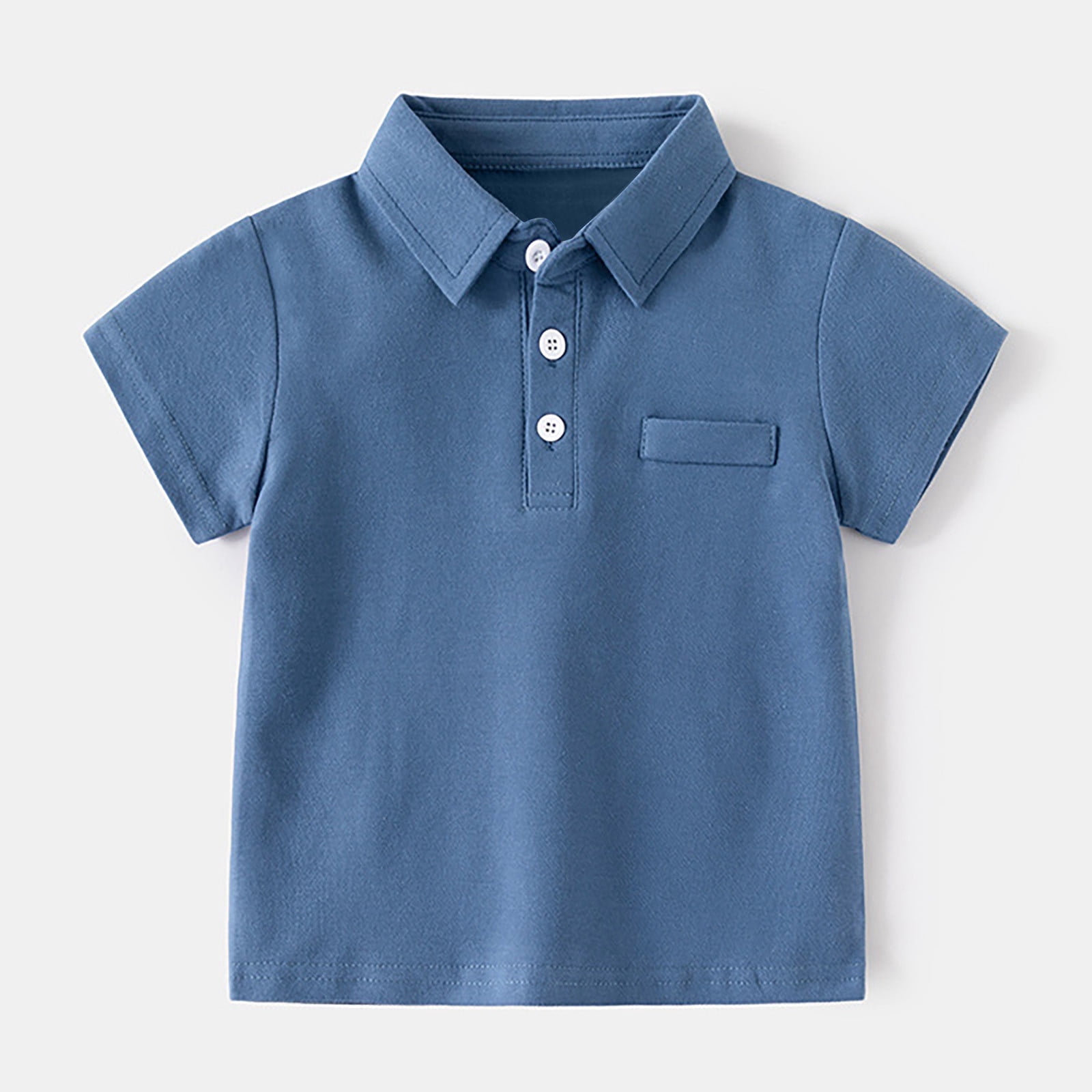 LIUYUNNN Kids Youth Polo Shirts for Boys Short Sleeve Boy Sky Blue ...