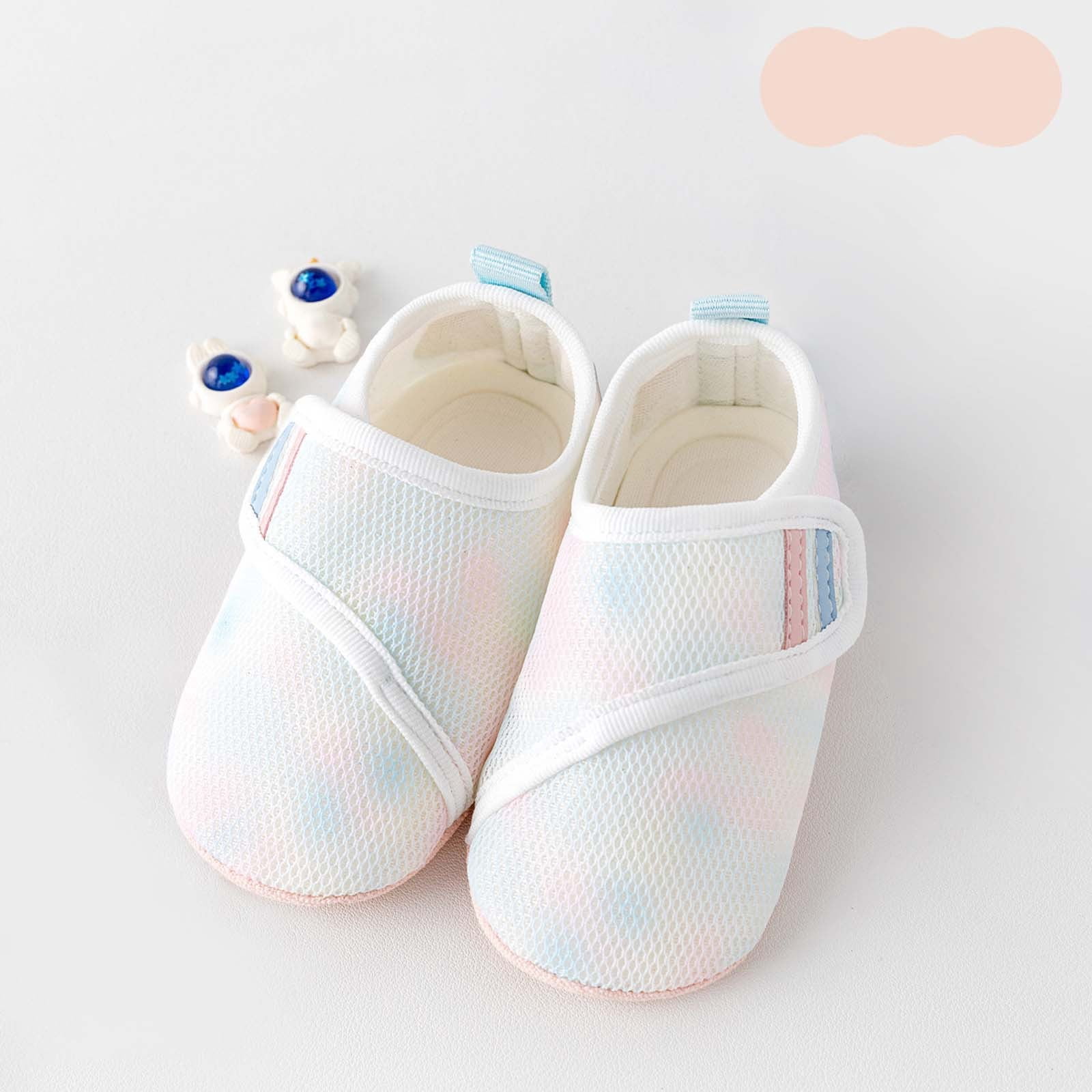 LIUYUNNN Toddler Solid Color Walking Shoes with Soft Rubber Soles ...