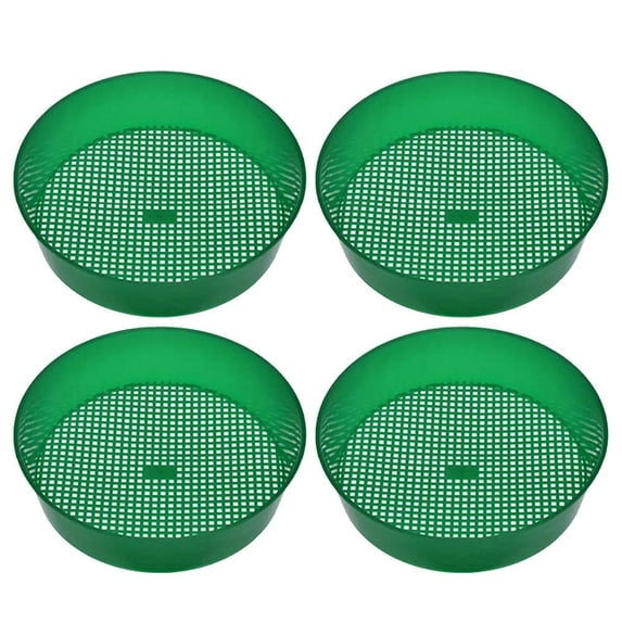LIUZHIPENG Rock Garden Sieve Soil Sifter, Round Plastic Soil Sifting ...