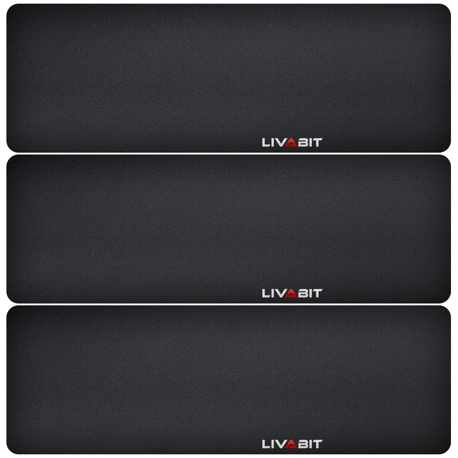 LIVABIT 12" x 36" Gunsmith Cleaning Tool Work Bench Gun Mat Black 3PK ...