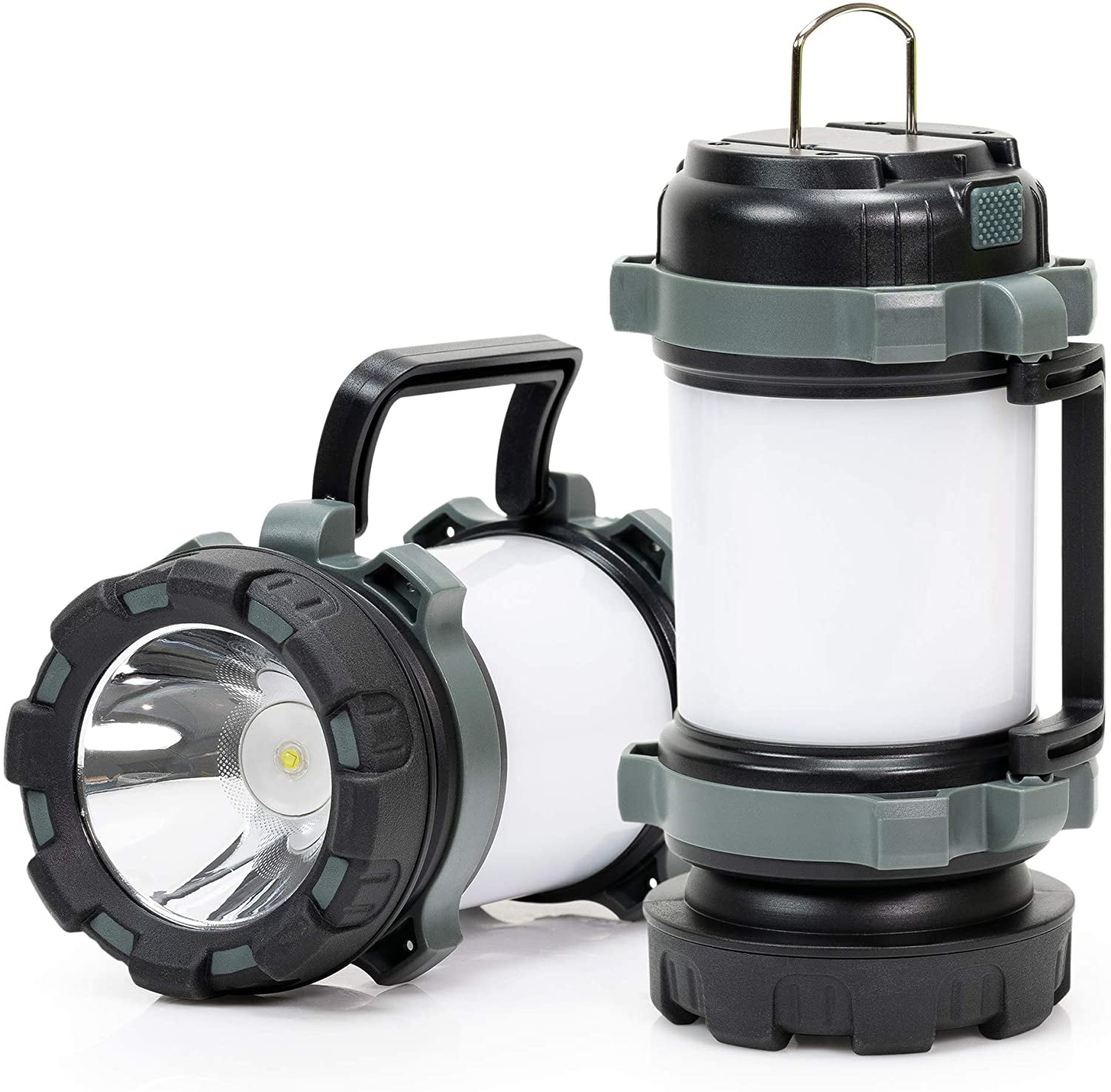 LIVABIT Rechargeable LED Camping Lantern with 6 Modes, High Brightness ...