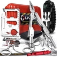 LIVABIT Survival Kit Emergency SOS Survival Multi Tool Pack + Bonus ...