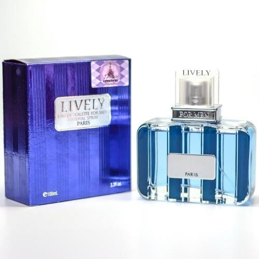 Parfums Lively Men's Eau De Toilette Spray, 3.4 oz - Woody Fragrance ...