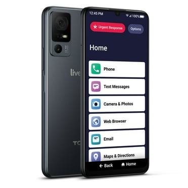 "GreatCall Jitterbug Smart2 Easy-to-Use 5.5"" Smartphone for Seniors ...