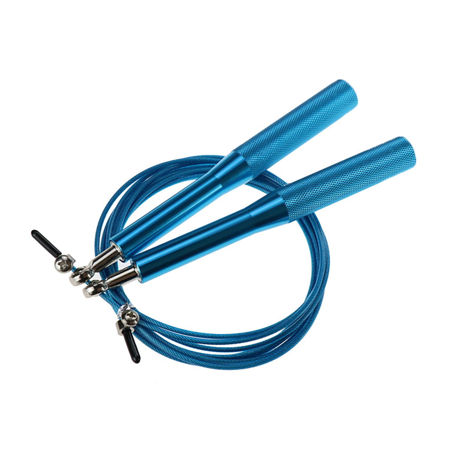 LIVEST 360 Degree Rotating Tangle-Free Race Skipping Rope Adjustable ...