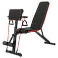LIVEST Adjustable Weight Bench, Multi Gears Adjustment Workout Bench for Home Gym, Foldable ...