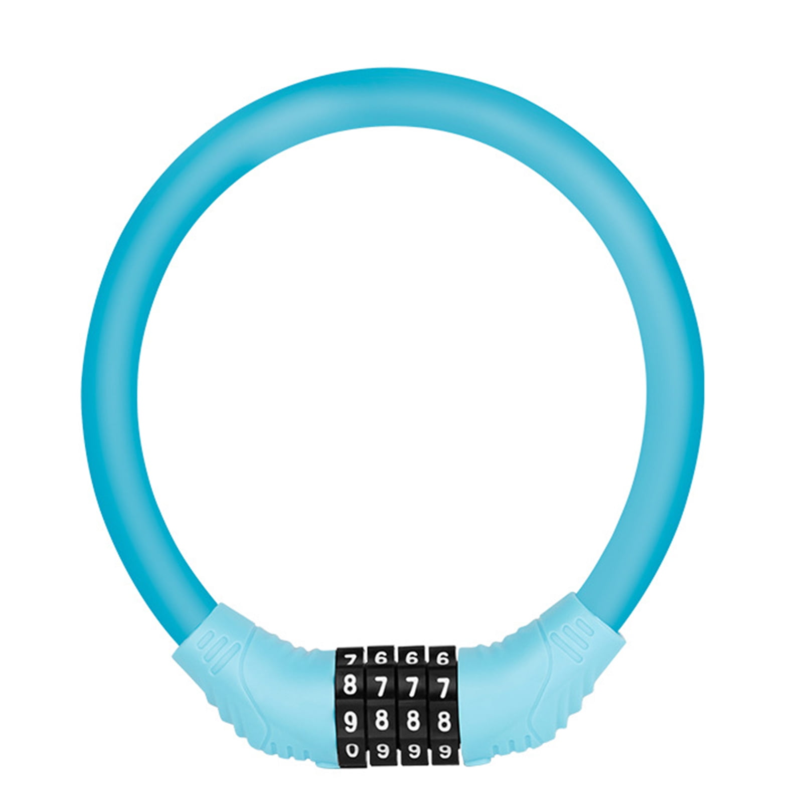 LIVEST Bicycle Anti-Theft Portable Password Safety Ring Lock for ...