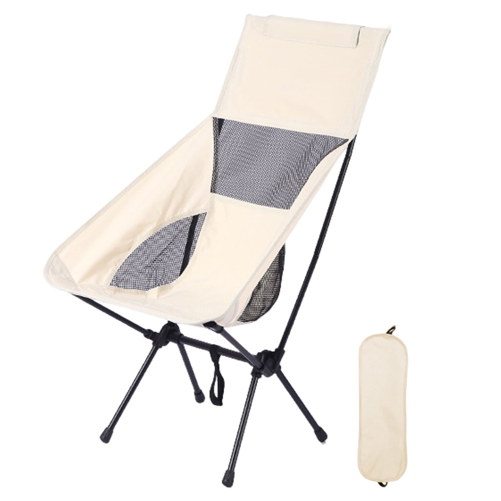 LIVEST Camping Chairs,Outdoor Folding Chair Breathable Mesh High ...