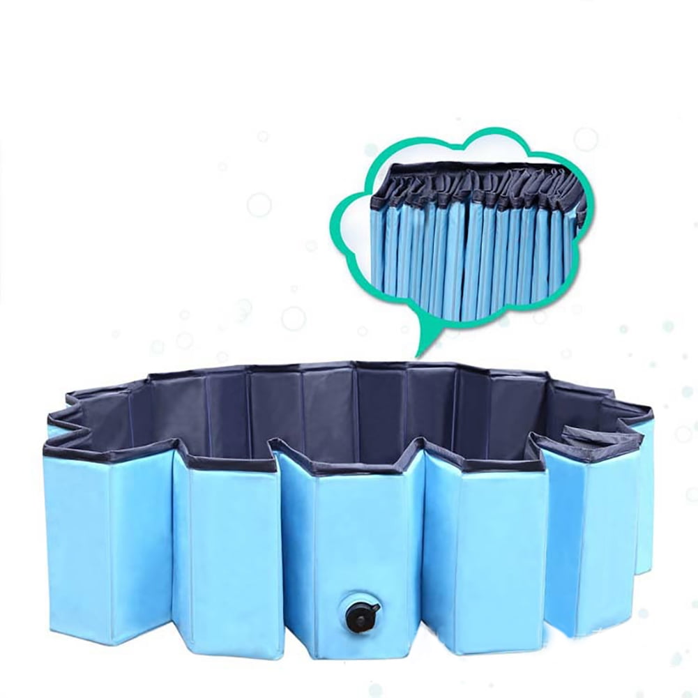 LIVEST Collapsible Pet Bath Swiming Pool Puppy Cats Dogs Bathing Tub ...