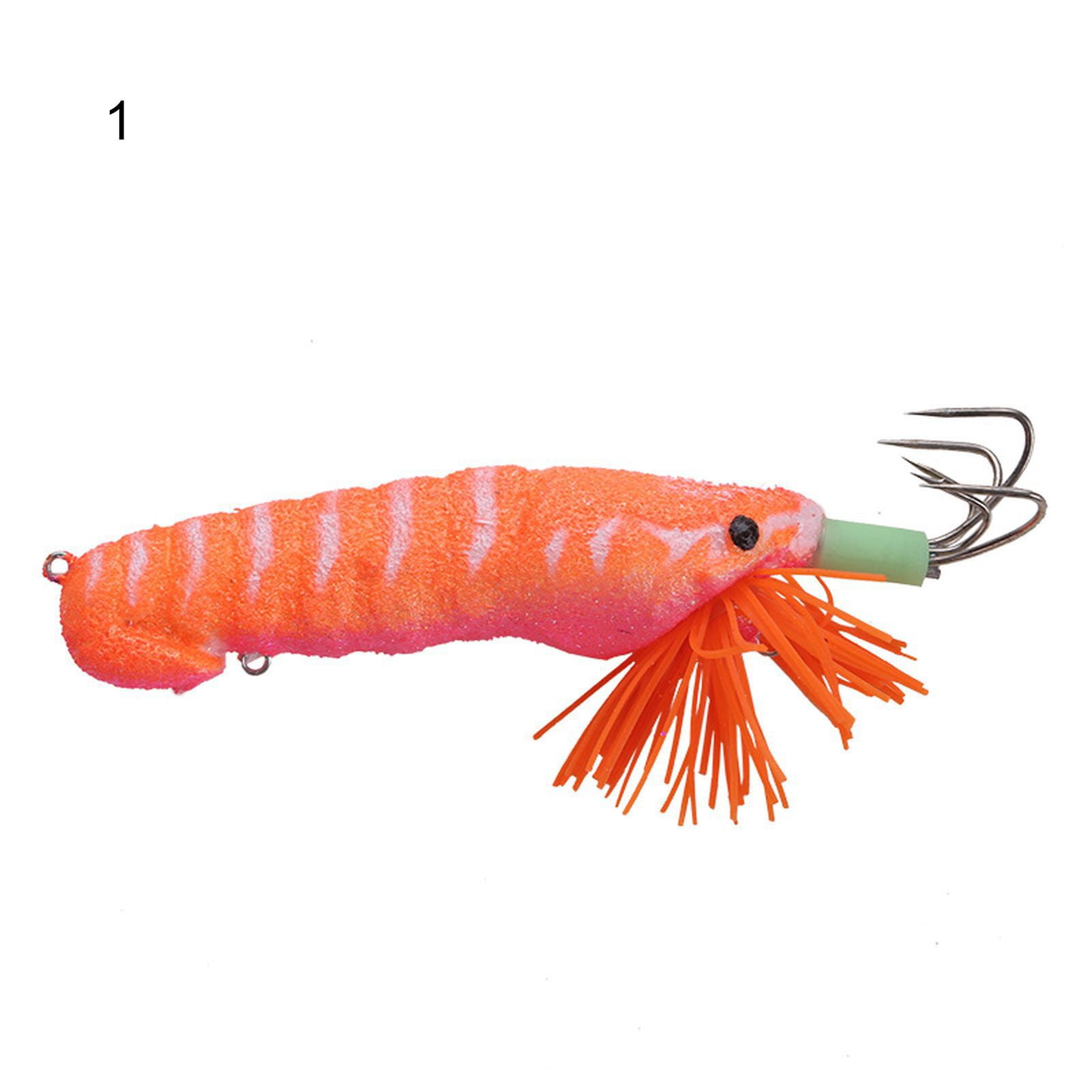 LIVEST Fishing Lure Octopus Ultra-Sharp Plastic Shrimp Cuttlefish Squid ...