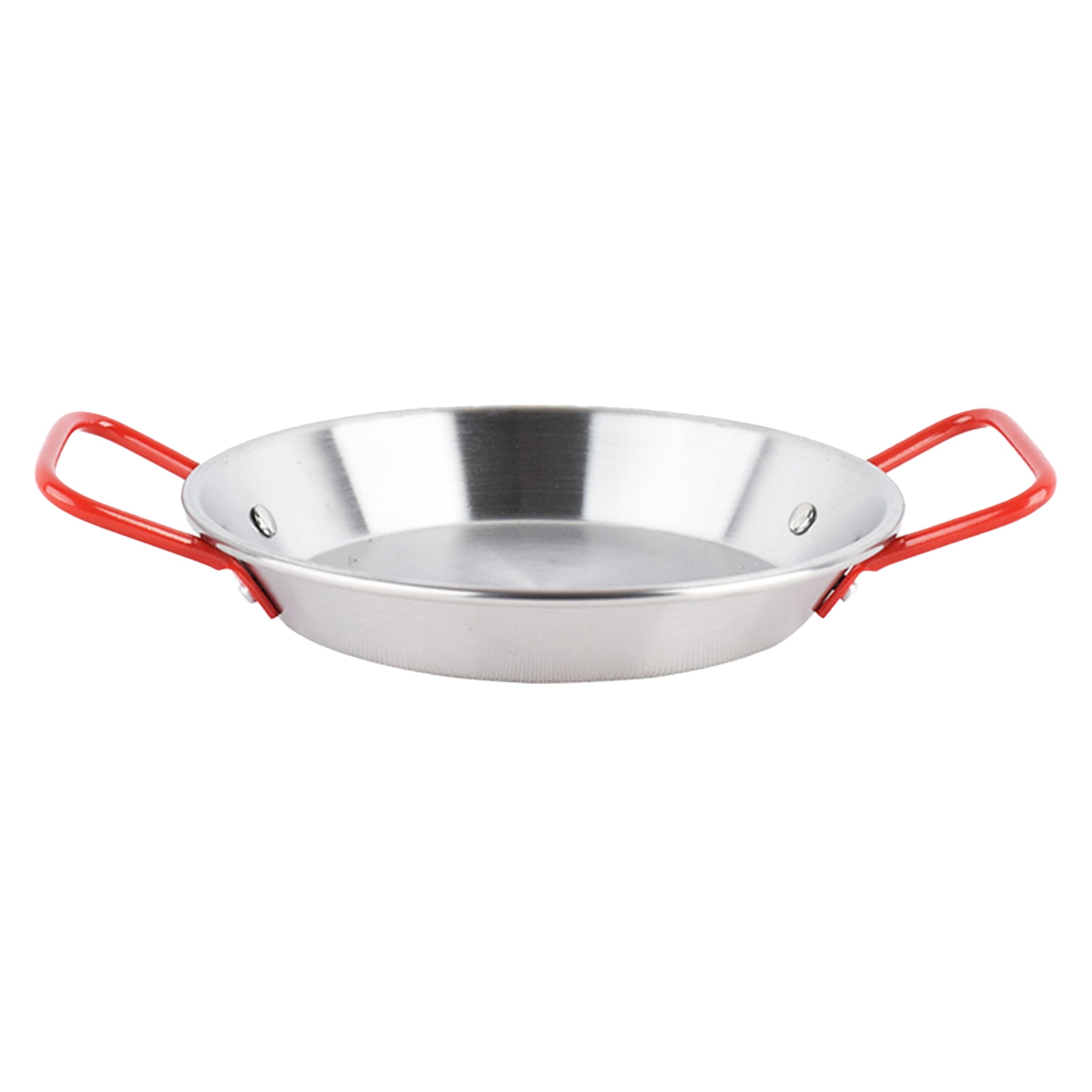 LIVEST Outdoor Stainless Steel Paella Frying Pan Seafood Dish Cheese ...