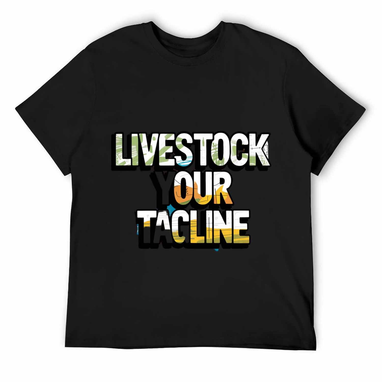 LIVESTOCK YOUR TAGLINE Mindset Definition Motivational Quotes T-Shirt ...