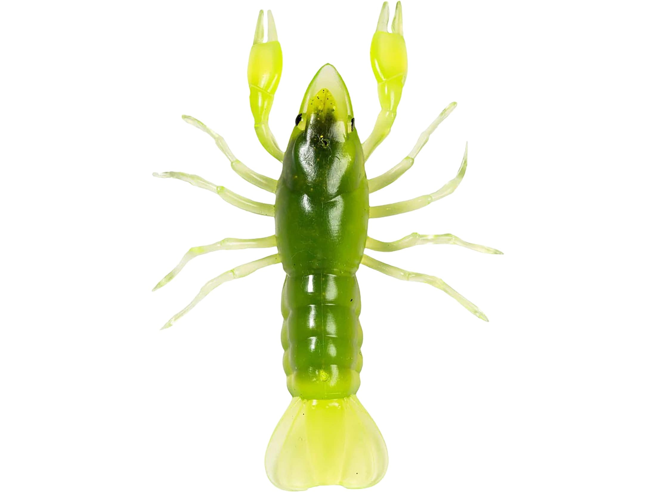LIVETARGET Crawfish 2.8" Chartreuse/Green - Walmart.com