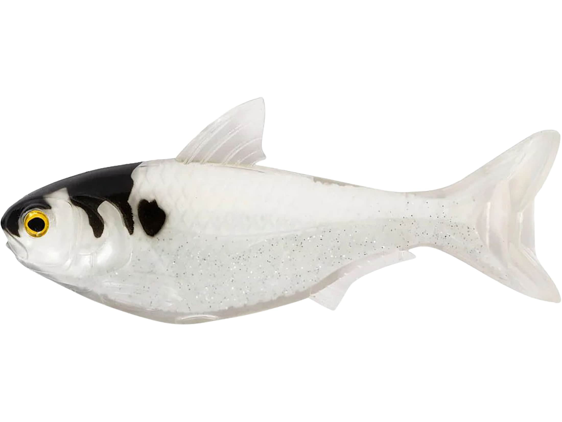 LIVETARGET Shad 4.5" Swimbait White/Albino - Walmart.com