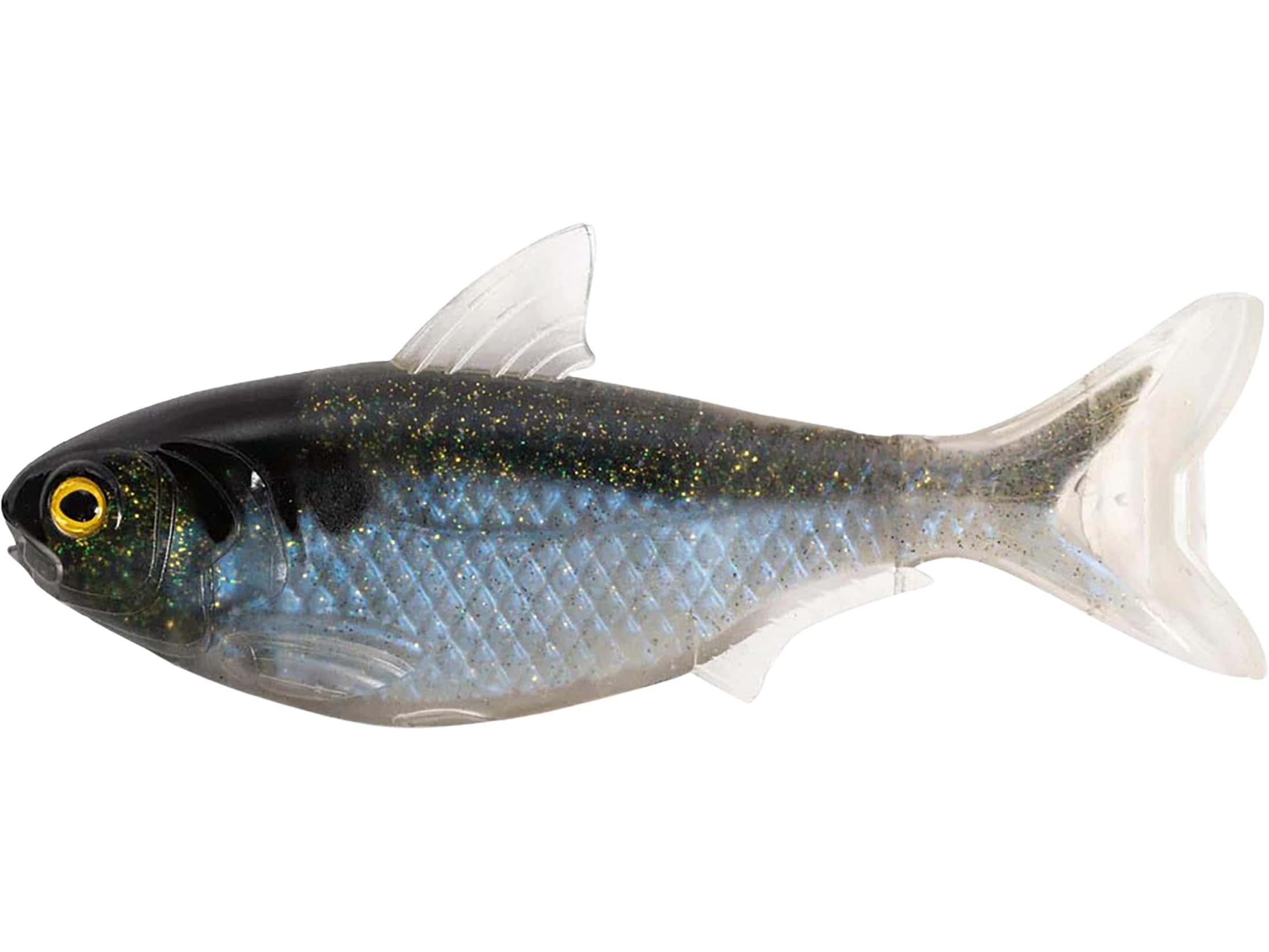 LIVETARGET Shad 5.5" Swimbait Green/Pearl - Walmart.com