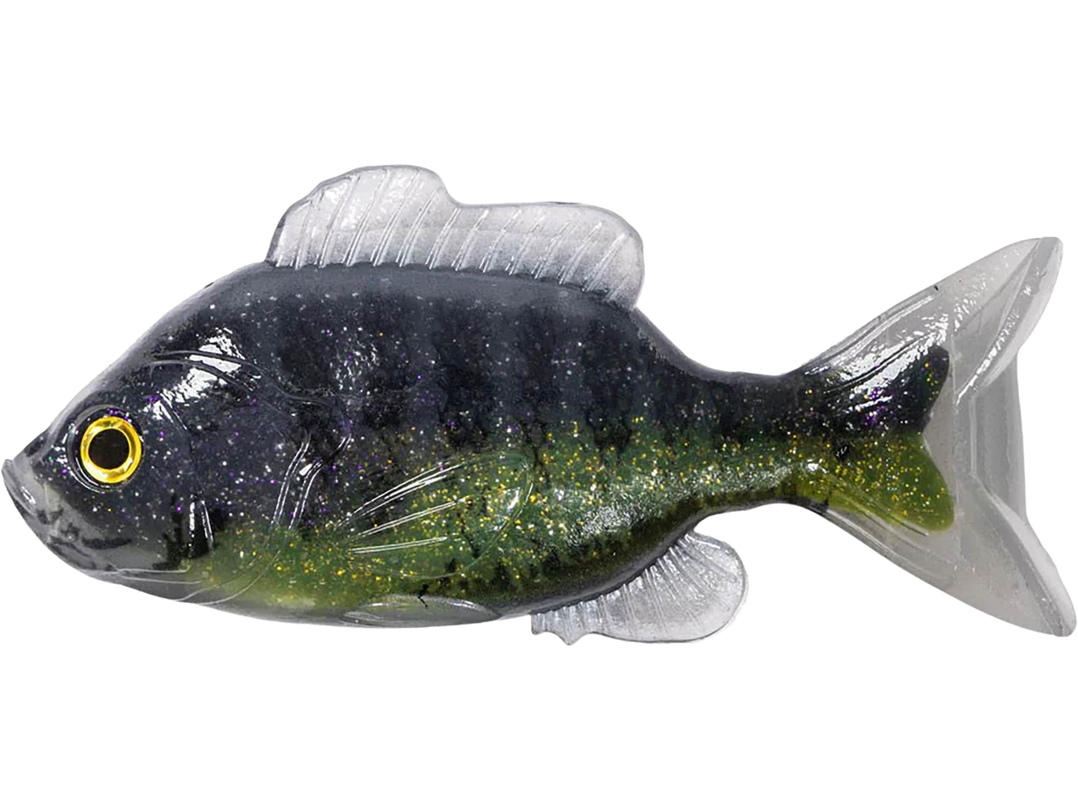 LIVETARGET Sunfish 3" Swimbait Black/Green - Walmart.com