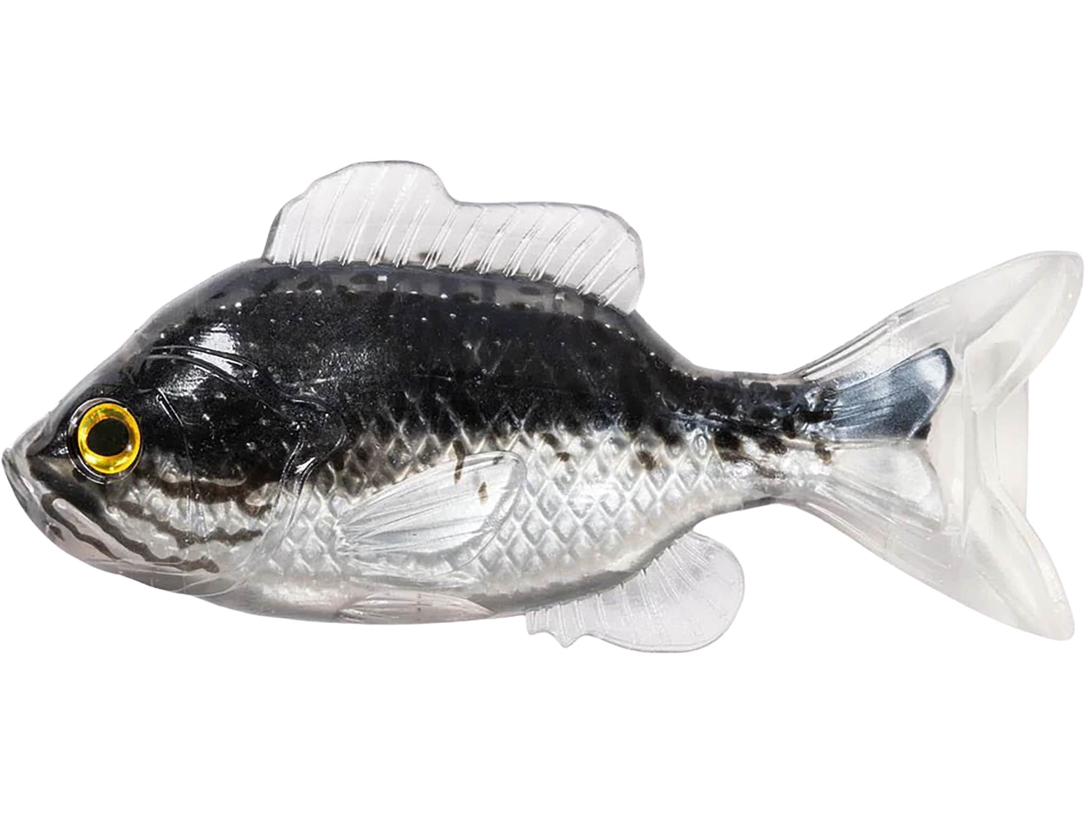 LIVETARGET Sunfish 3" Swimbait Black/Silver - Walmart Business Supplies