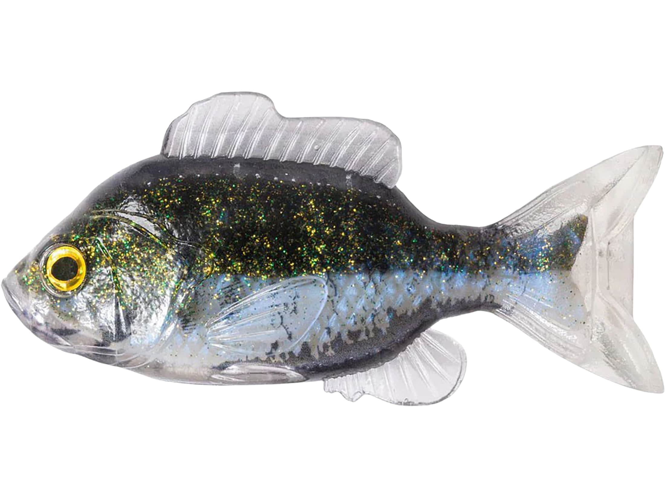 LIVETARGET Sunfish 3" Swimbait Green/Pearl - Walmart.com