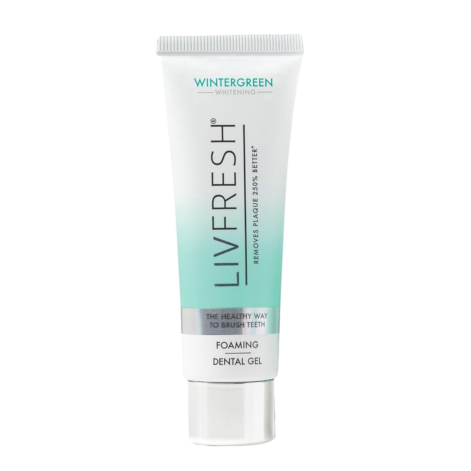 LIVFRESH SLS Free Wintergreen Dental Gel Toothpaste 250% Plaque Removal ...