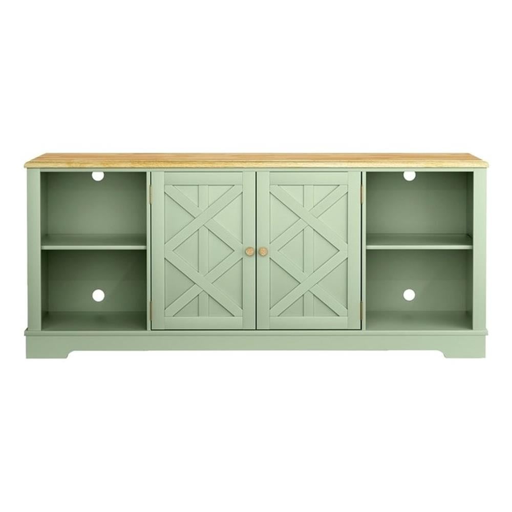 LIVILAND 70 in. Extra-Wide TV Stand for TV up to 80" - Green - Walmart.com