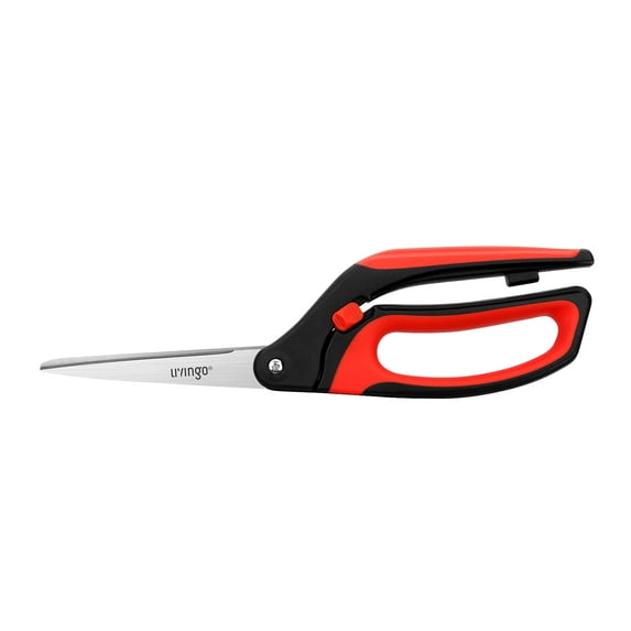 LIVINGO 10” Professional Stainless Steel Scissors, Heavy Duty Fabric ...