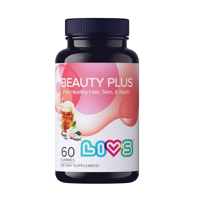 LIVS Beauty Plus Gummy. Biotin + Multivitamin. Healthy Hair, Skin ...