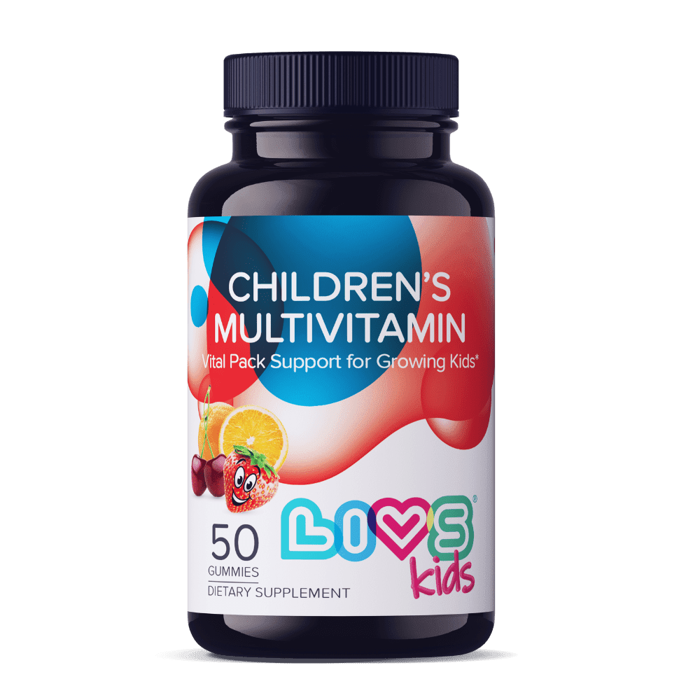 LIVS Children's Multivitamin Gummy with Essential Vitamins & Minerals ...