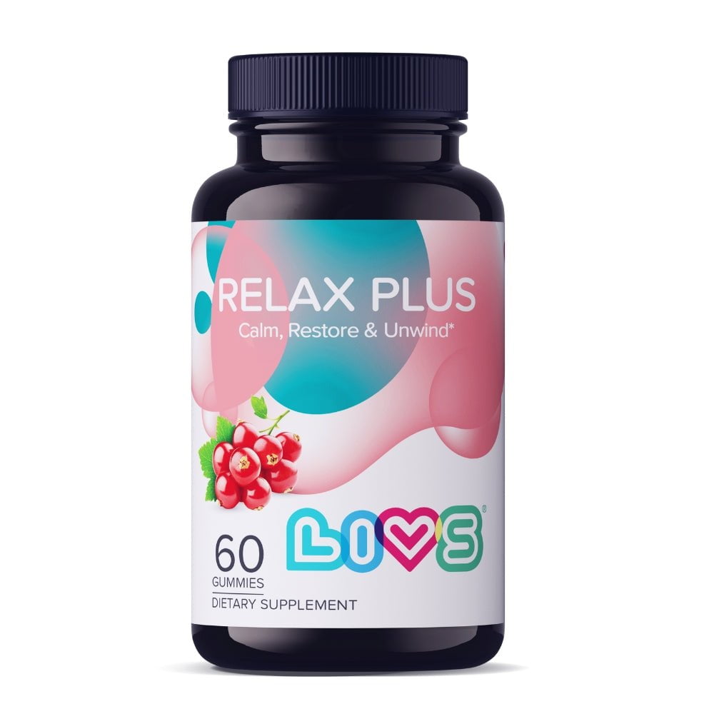 LIVS Relax Plus Gummies – Ashwagandha Root for Stress & Anxiety Support ...