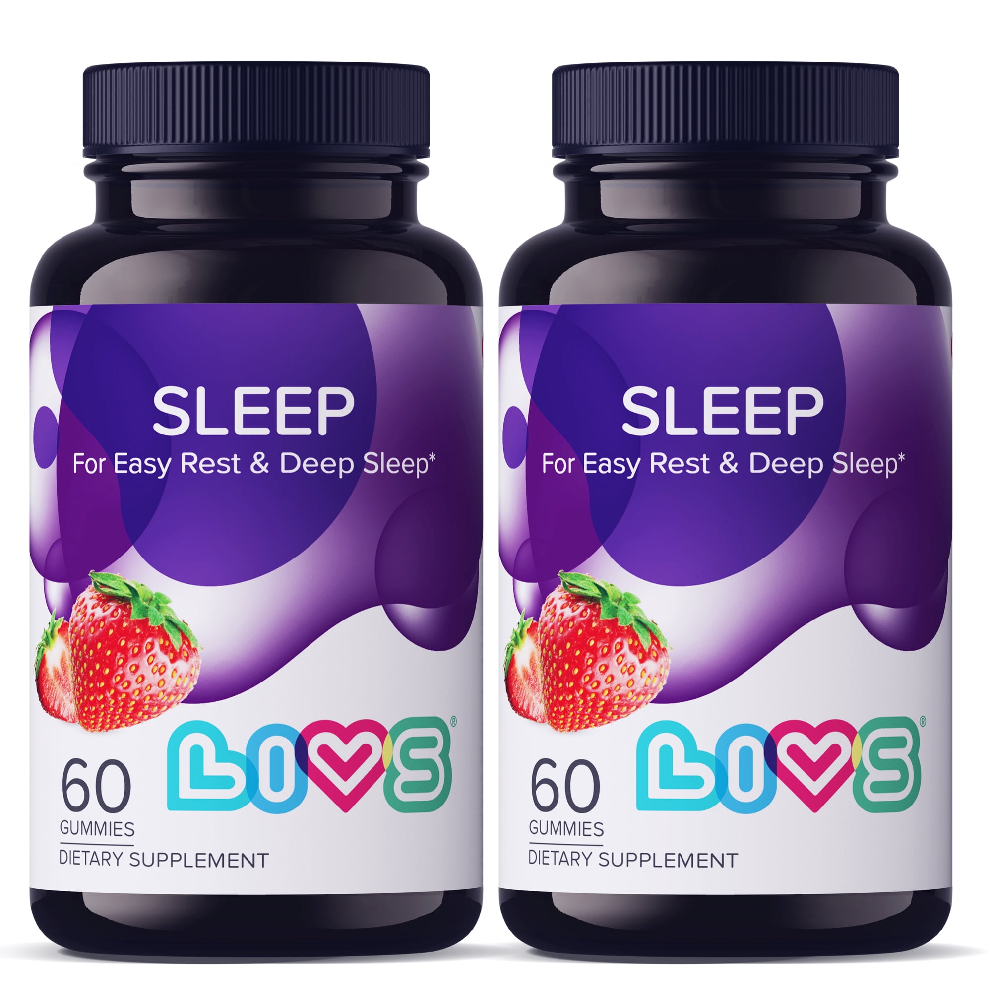 LIVS Sleep Gummies - 5mg Melatonin Gummy Supplement for Adults - Easy ...