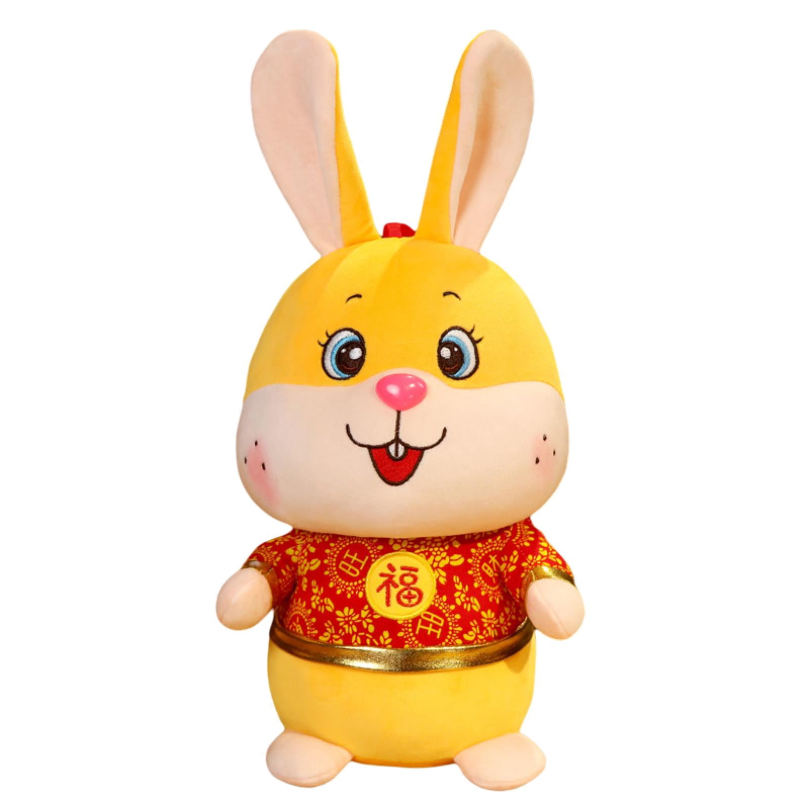LIWEN 22/30/40CM Rabbit Plush Toy PP Cotton Soft Cute Chinese Zodiac ...