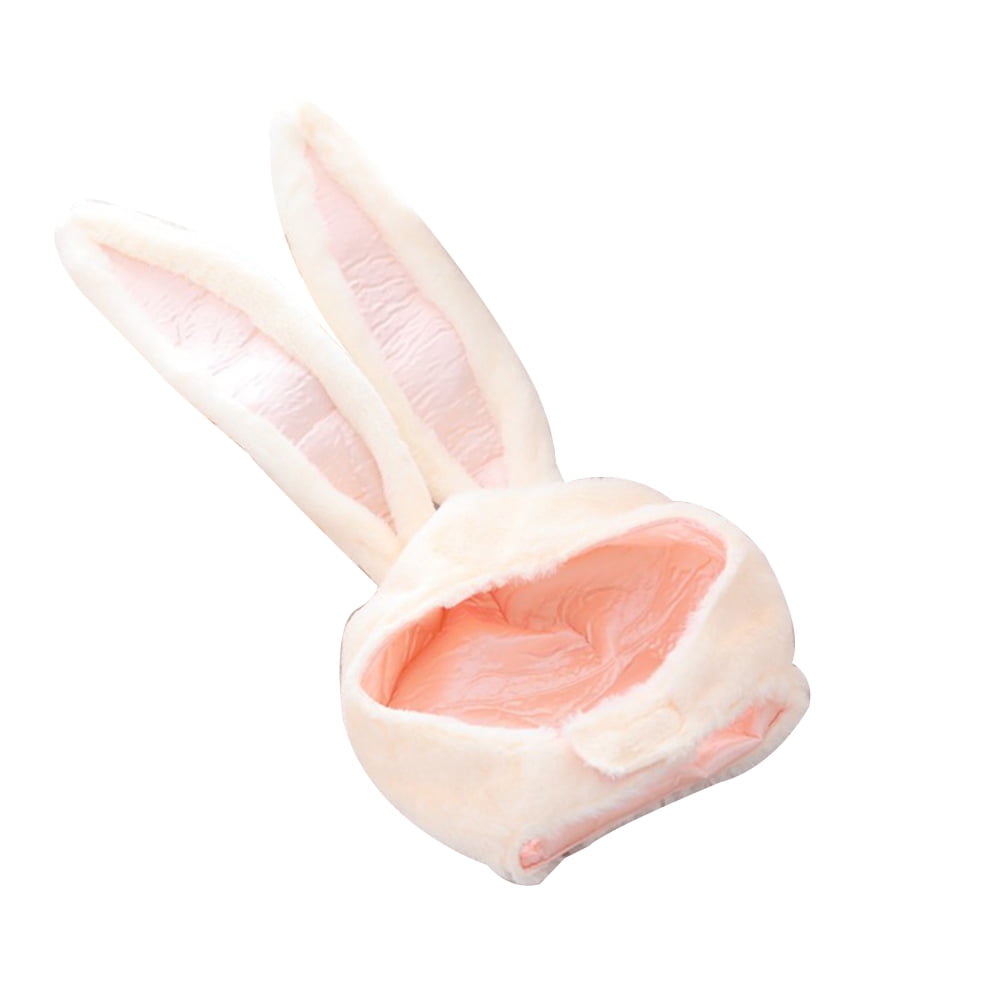 LIWEN Cute Girls Plush Rabbit Bunny Ears Hat Earflap Cap Head Warmer ...