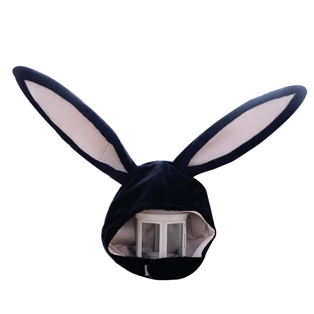 LIWEN Cute Girls Plush Rabbit Bunny Ears Hat Earflap Cap Head Warmer ...