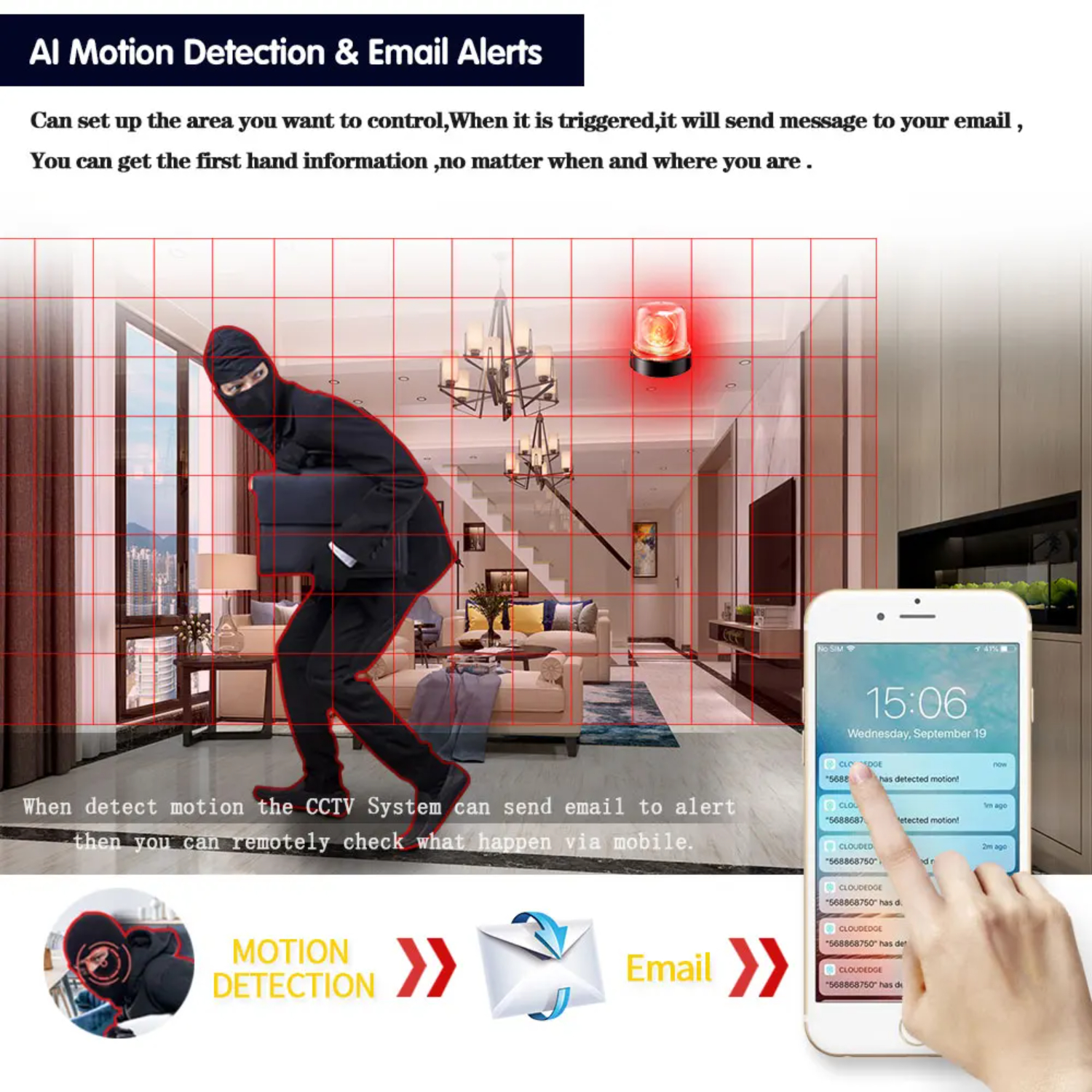 LIXILANG 8MP AHD Camera Face Detection Outdoor 4K Security Camera Metal ...