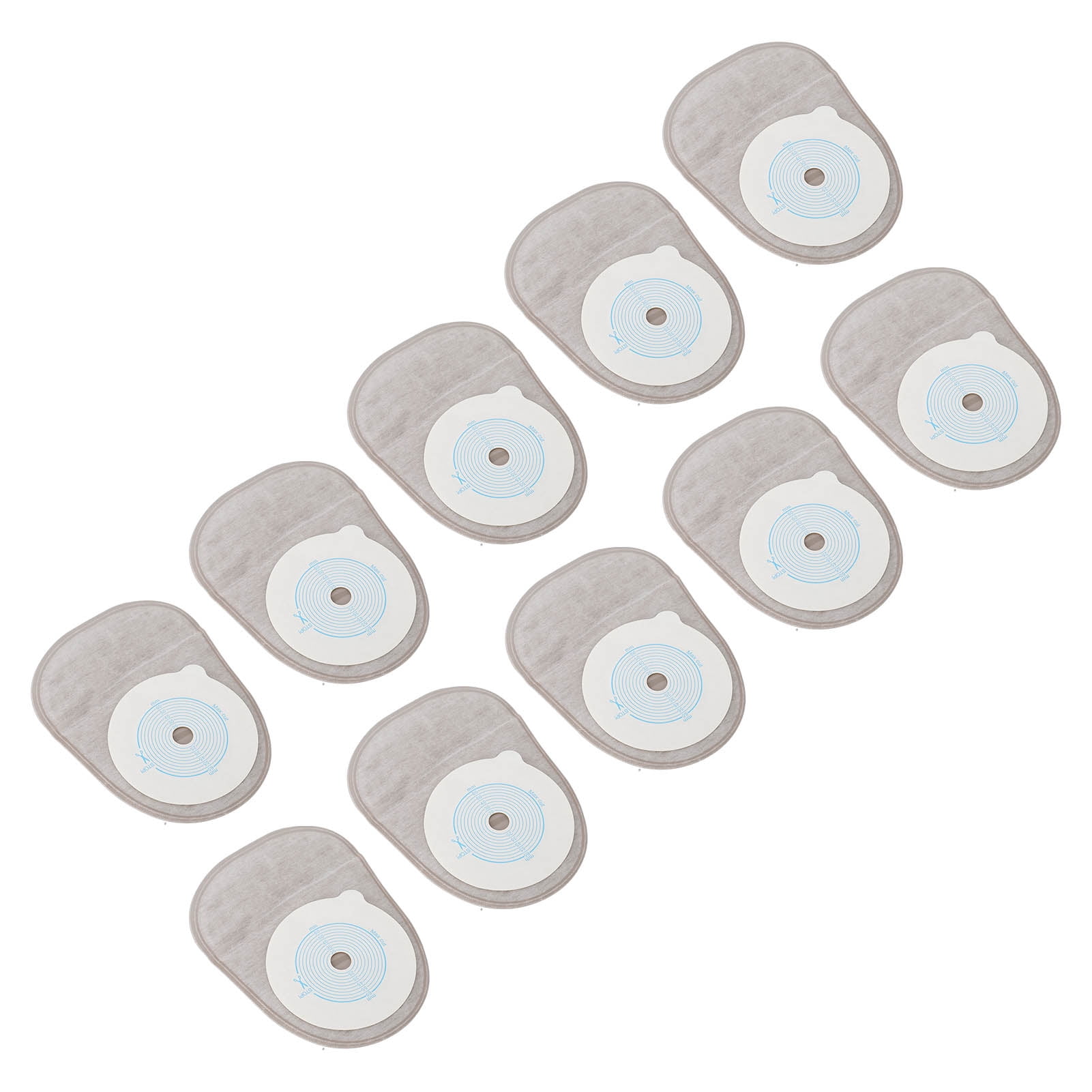 LIYJTK Piece Colostomy Bag,10pcs Adhesive Colostomy Pouch Lock ...