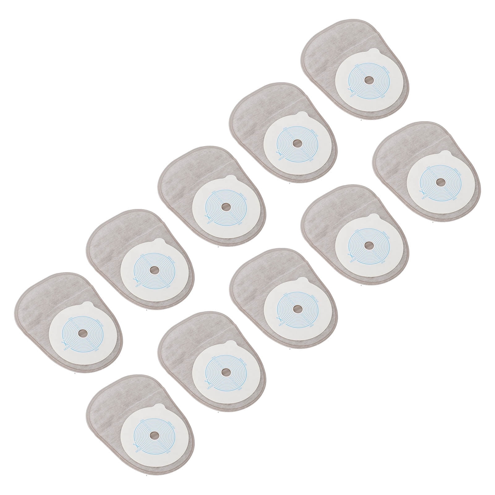 LIYJTK Piece Colostomy Bag,10pcs Adhesive Colostomy Pouch Lock ...