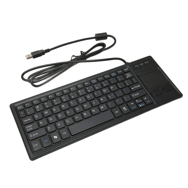 LIYJTK Wired Keyboard With Touchpad,K 800 Keyboard With Touchpad Wired ...