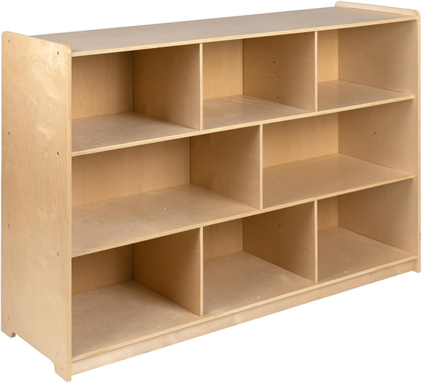 LIYU Wooden 8 Section School Classroom Storage Cabinet for Commercial or Home Use - Safe, Kid ...