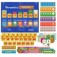 Calendar Pocket Chart Classroom Organized Chart Education Early ...