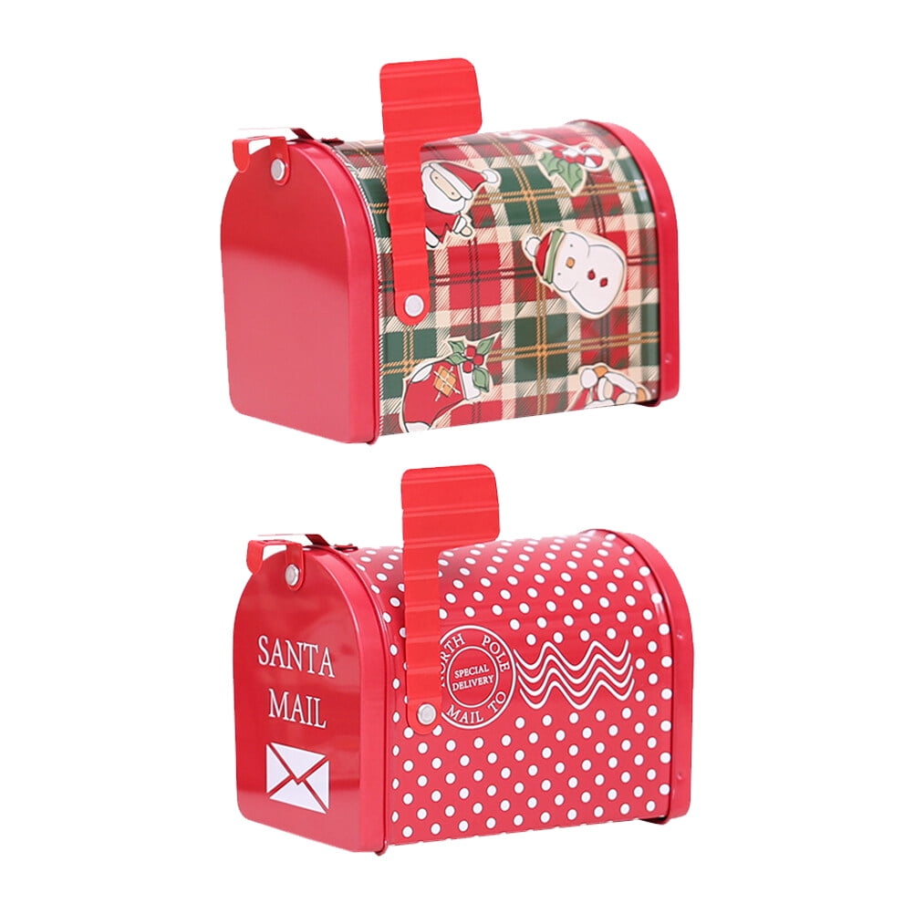 LIYUNMIAO 2 Mini Tin Mailboxes Candy Containers for Kids - Walmart.com