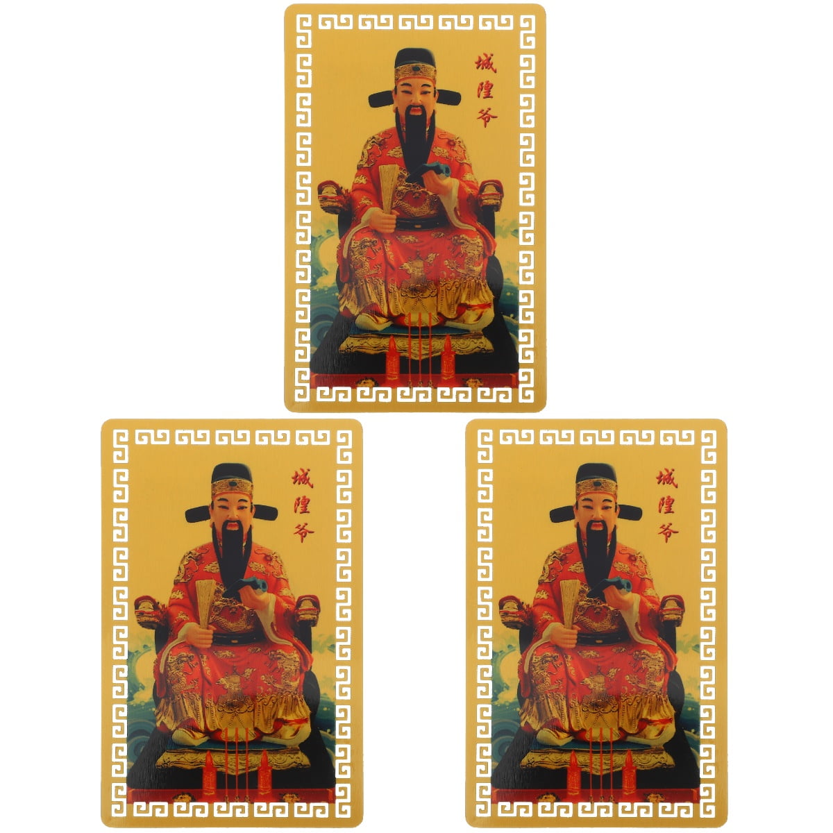 LIYUNMIAO 3pcs Year of Dragon Taisui Chinese Taisui Card Card Amulet ...