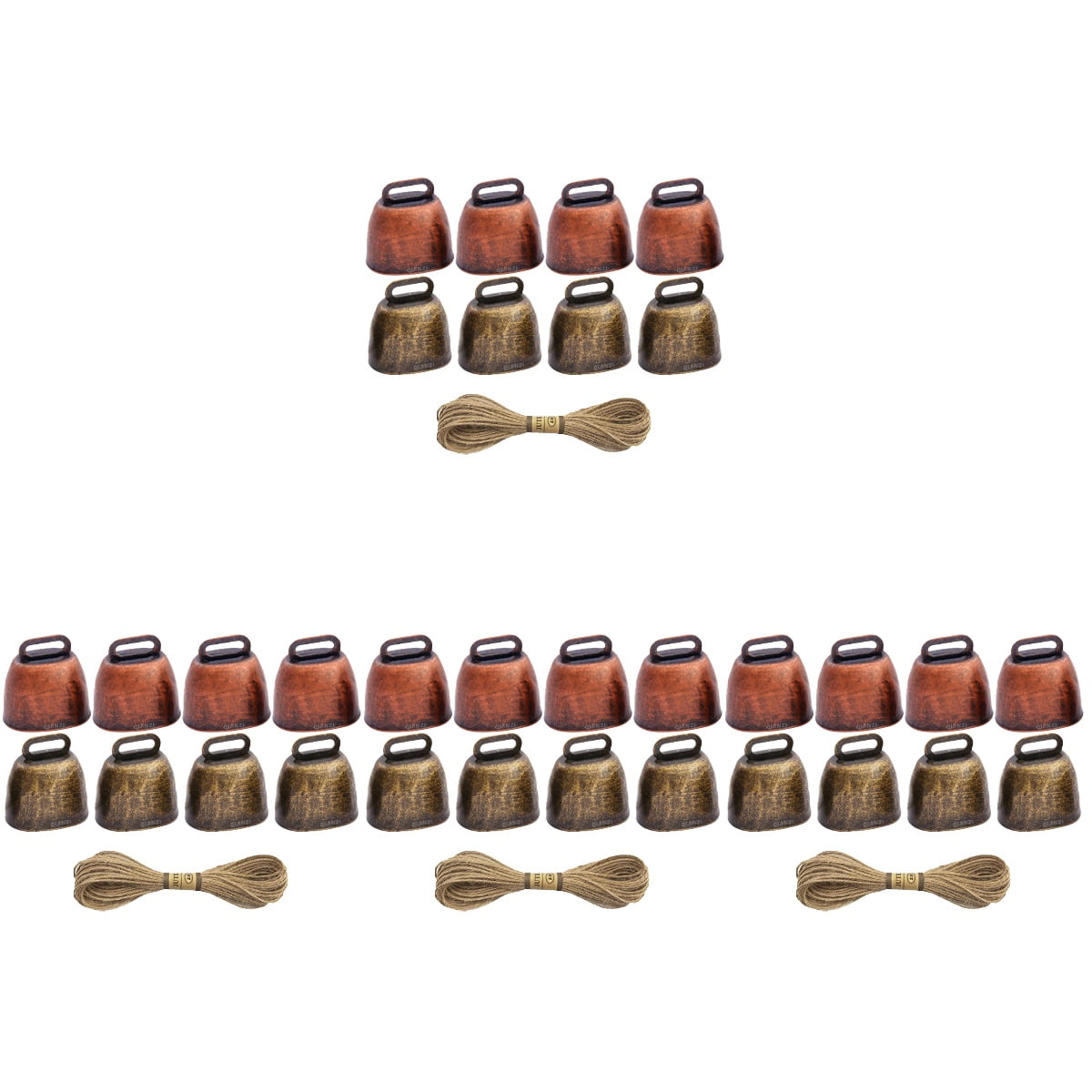 LIYUNMIAO 4 Sets Farm Loud Bells Horse Sheep Bells Cow Horse Sheep ...