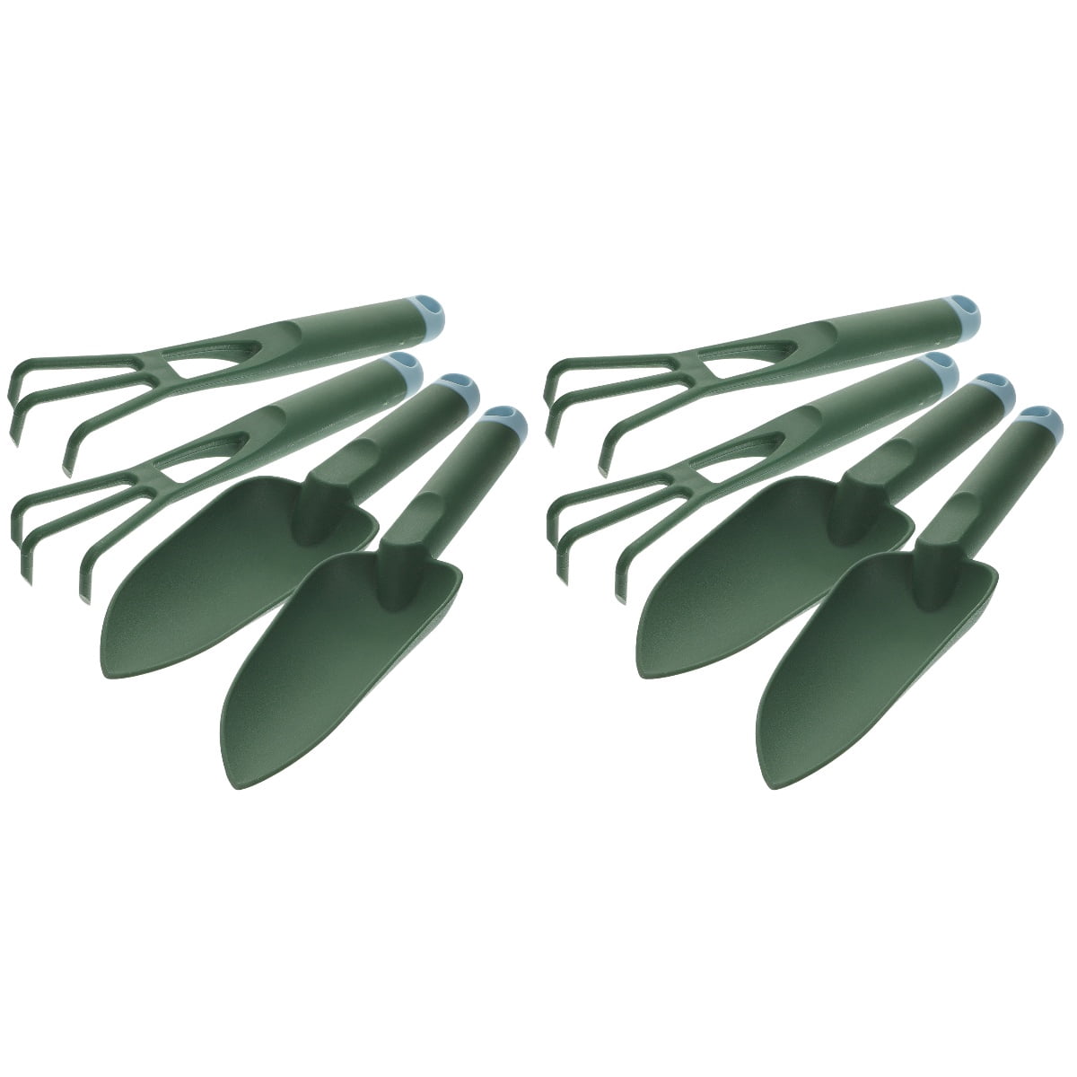 LIYUNMIAO 4 Sets of Hand Trowel Plastic Hand Trowel Rake with Ergonomic ...