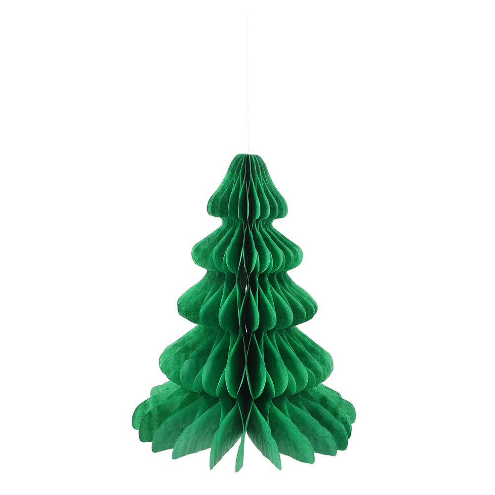 LIYUNMIAO Christmas Honeycomb Paper Tree Decorations Green Honeycomb ...